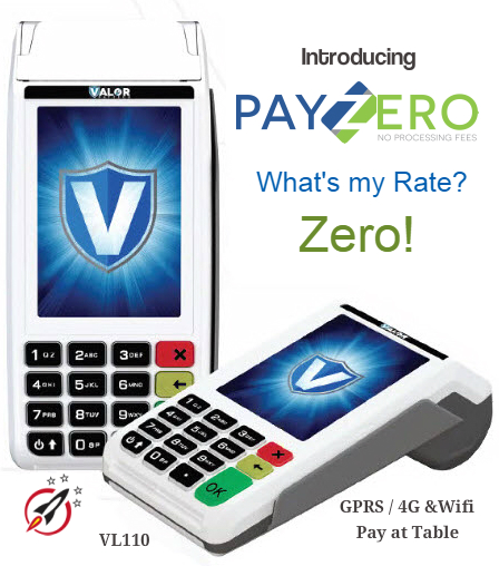 PayZero VL100 - Credit Card Machine + Pinpad Combo